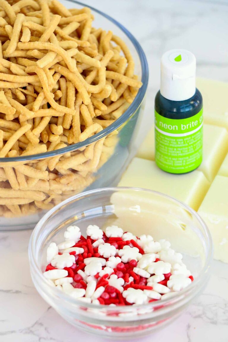 Holiday Haystack Cookies (No-Bake Recipe) - Fun Cookie Recipes