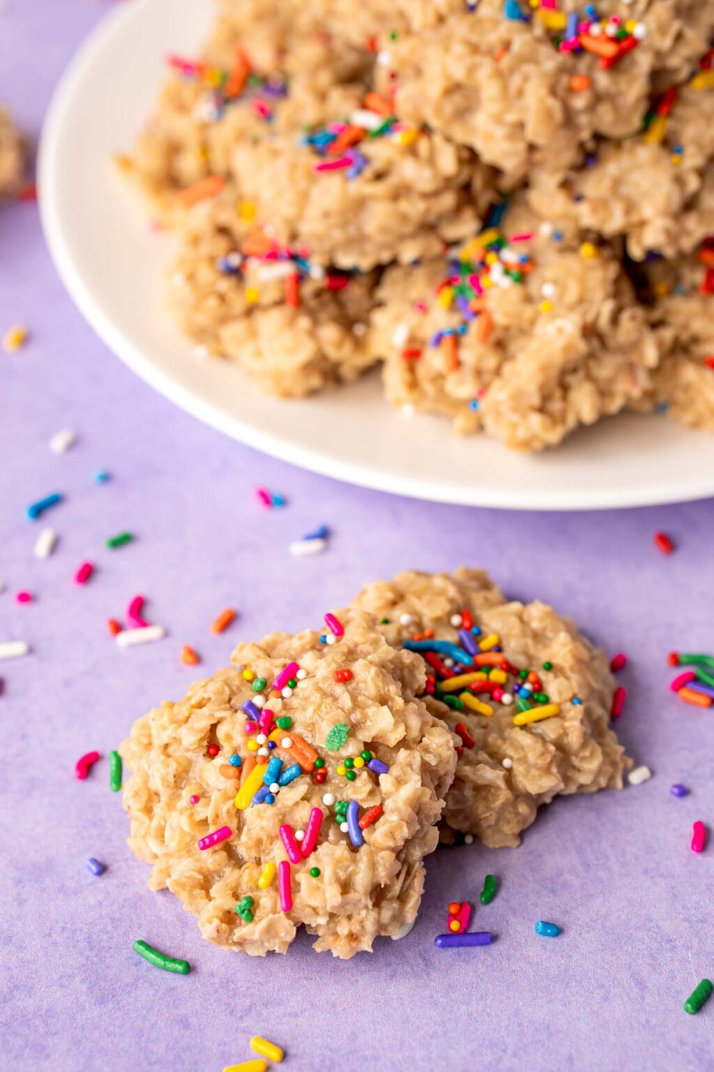 Easy No Bake Sugar Cookies With Oats - Fun Cookie Recipes