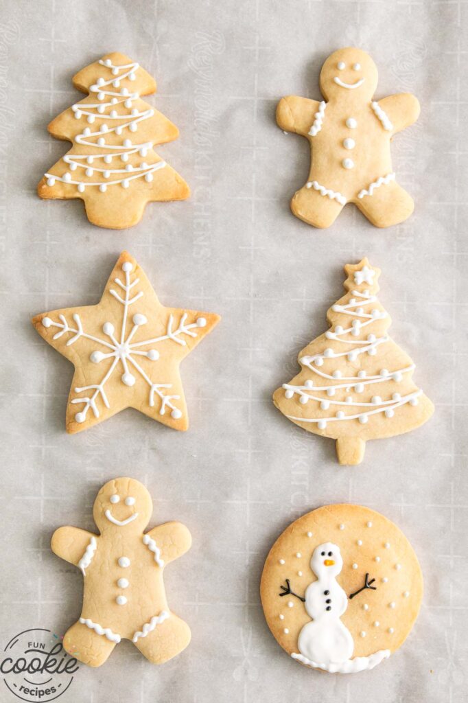 Christmas Shortbread Cookies With Icing - Fun Cookie Recipes