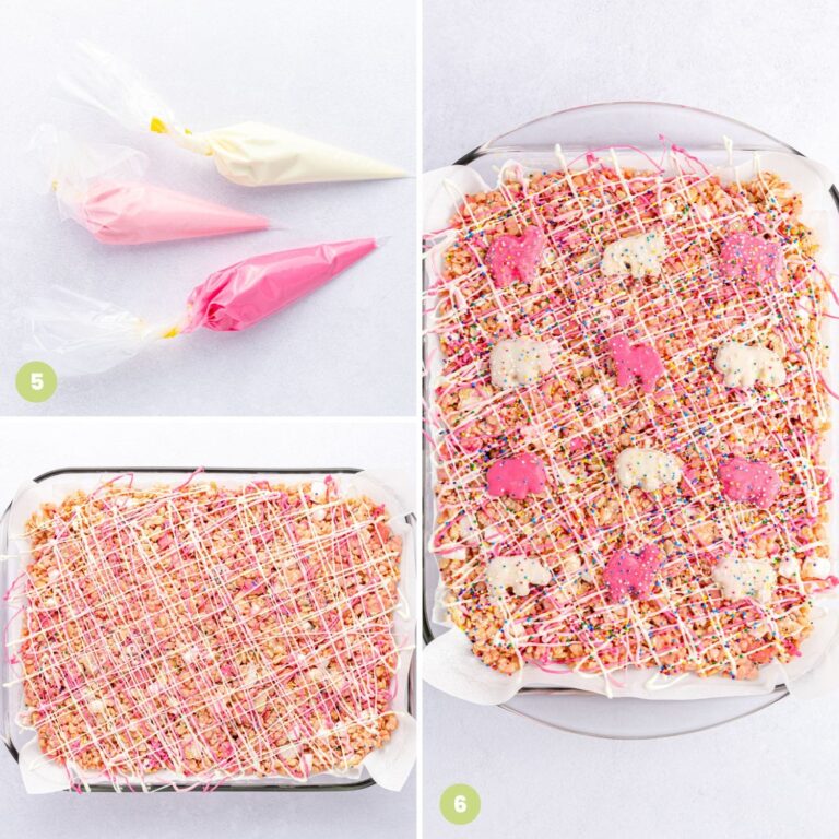 Circus Animal Cookies Rice Krispie Treats - Fun Cookie Recipes