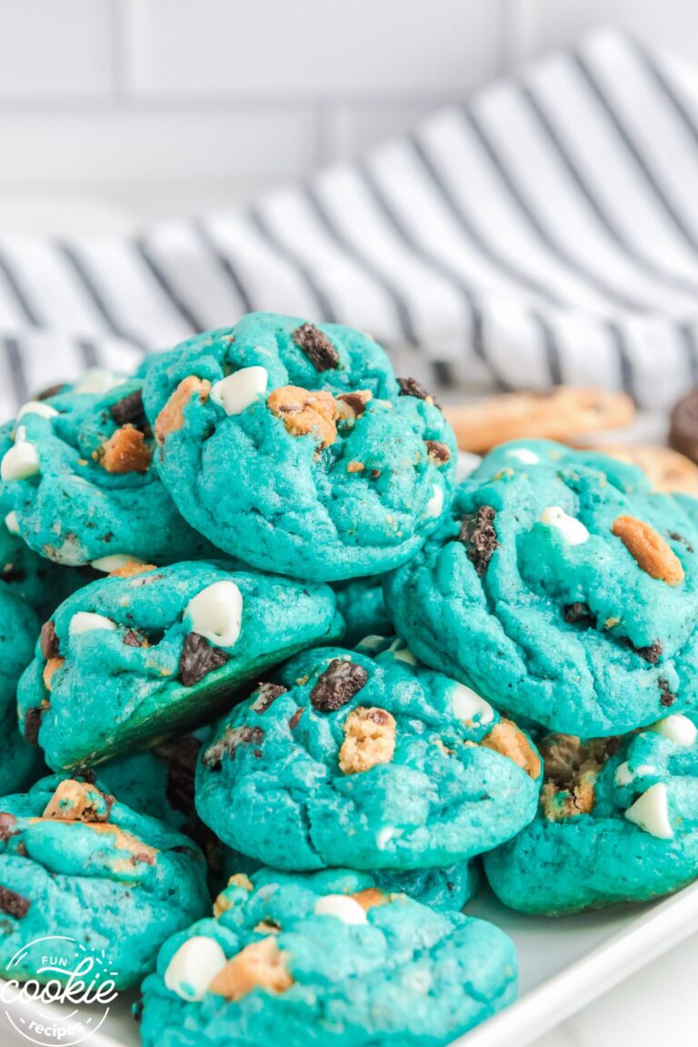 Blue Cookie Monster Cookies - Fun Cookie Recipes