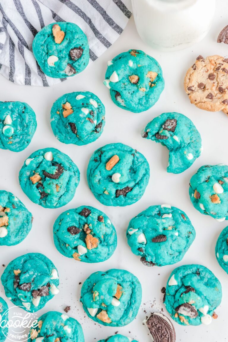 Blue Cookie Monster Cookies - Fun Cookie Recipes