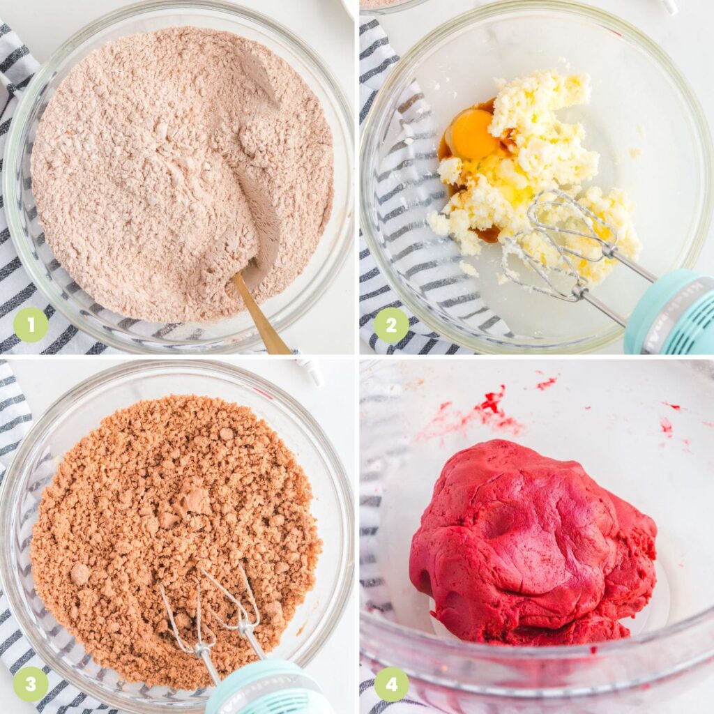 Valentine's Red Velvet Cut Out Cookies - Fun Cookie Recipes