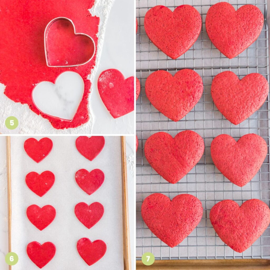 Valentine's Red Velvet Cut Out Cookies - Fun Cookie Recipes
