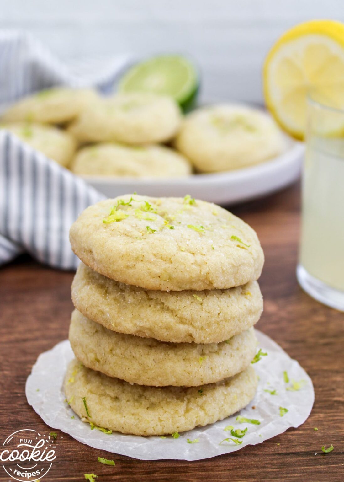 Soft & Chewy Lime Cookies - Fun Cookie Recipes