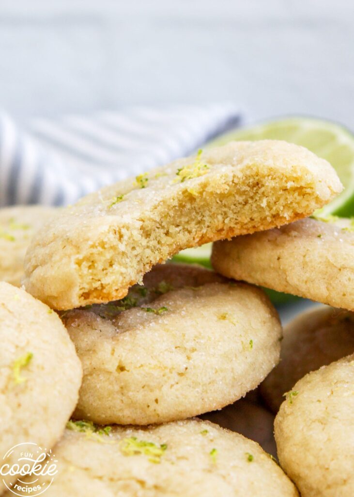 Soft & Chewy Lime Cookies - Fun Cookie Recipes