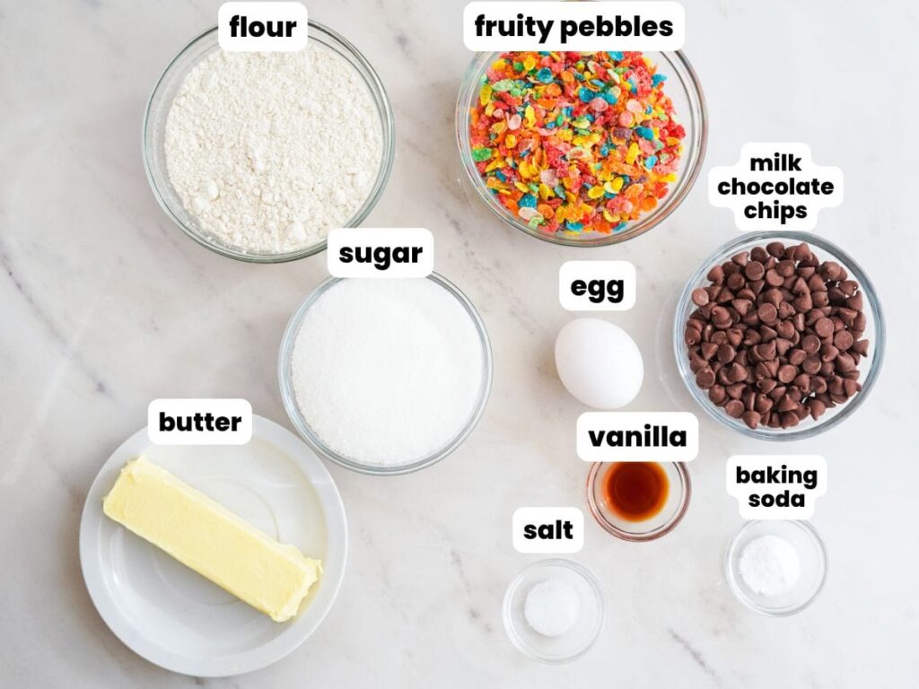 Fruity Pebbles Cookies - Fun Cookie Recipes
