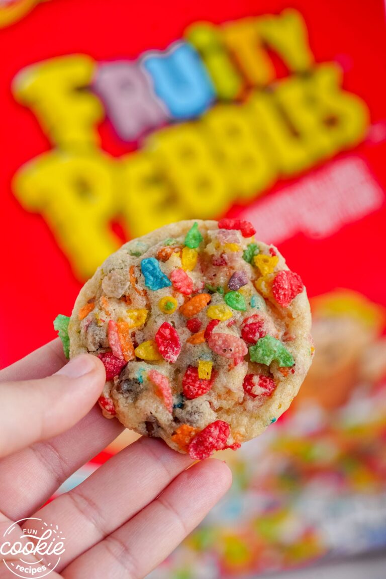 Fruity Pebbles Cookies - Fun Cookie Recipes