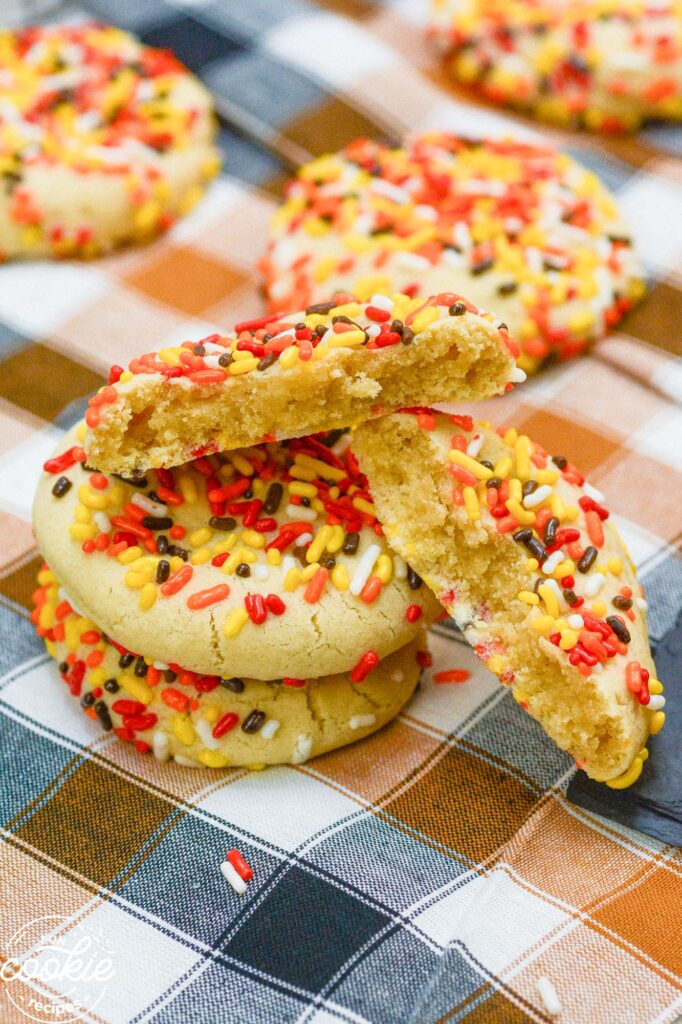 Easy Fall Sprinkle Cookies - Fun Cookie Recipes