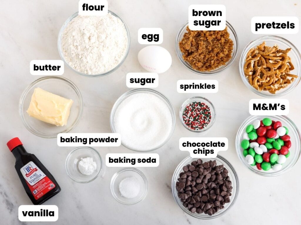 Easy Christmas Kitchen Sink Cookies - Fun Cookie Recipes