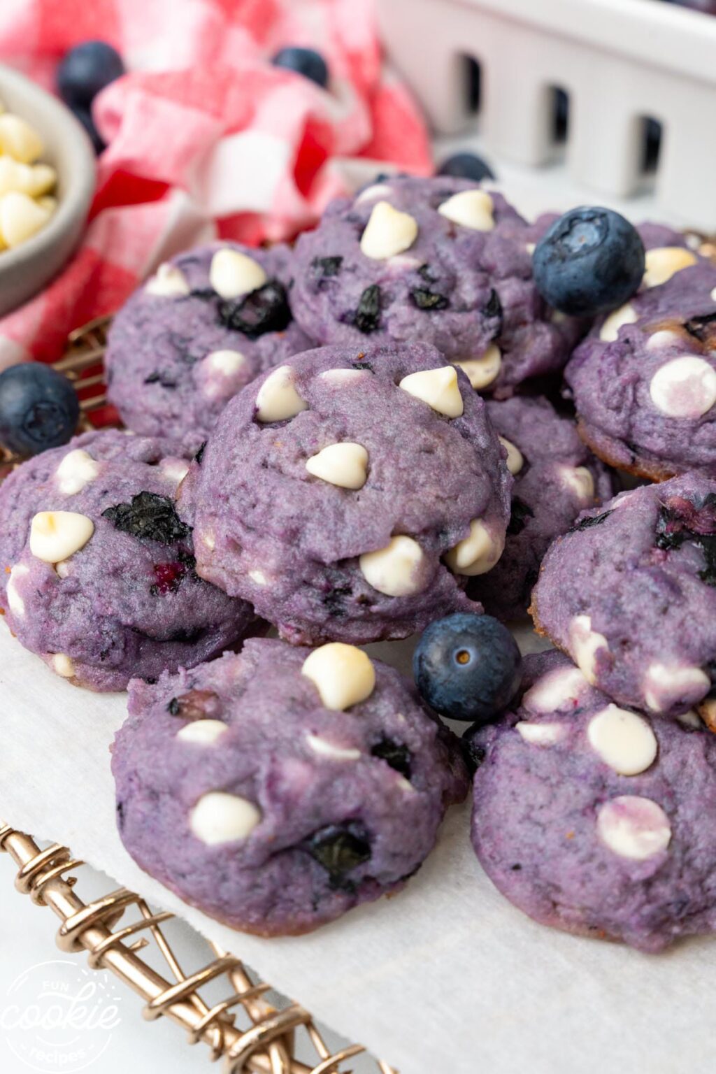 Soft and Chewy Blueberry Cookies - Fun Cookie Recipes