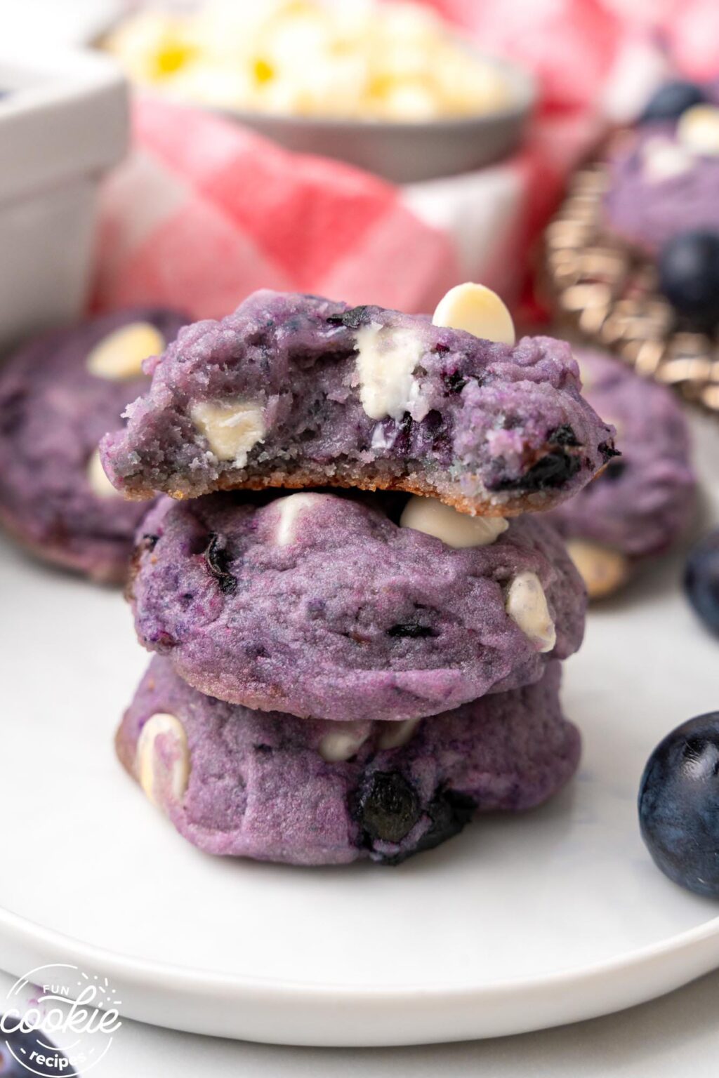 Soft and Chewy Blueberry Cookies - Fun Cookie Recipes