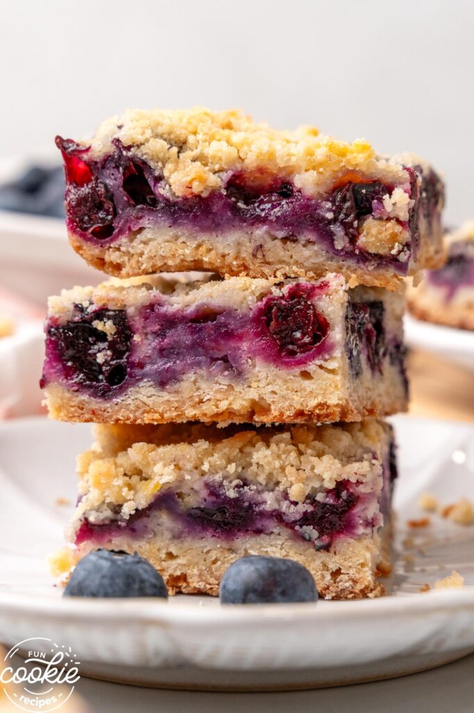 Easy Blueberry Bars - Fun Cookie Recipes