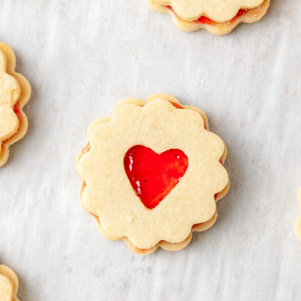 Classic Linzer Cookies - Little Sunny Kitchen