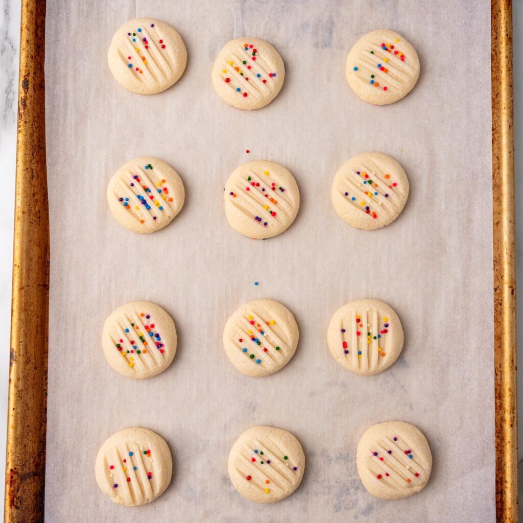 No Chill Whipped Shortbread Cookies - Fun Cookie Recipes